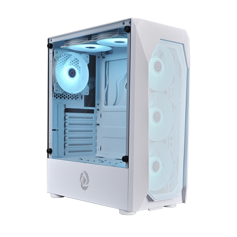 Inplay Meteor 03 Mid Tower Case Tempered Glass Gaming Computer Case ATX ...