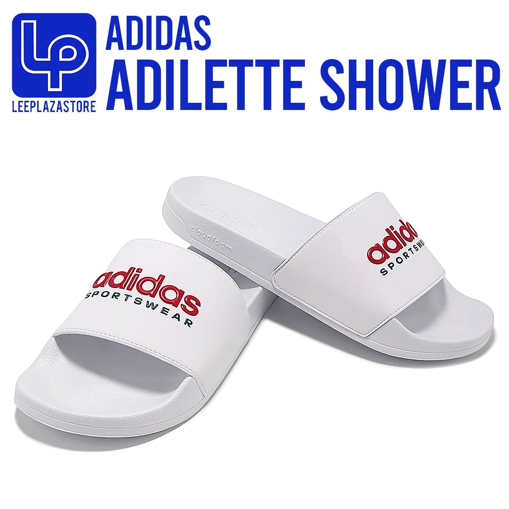 Adidas Men's Adilette Shower Slides Slipper/Sandal Cloud White - IE8944 ...