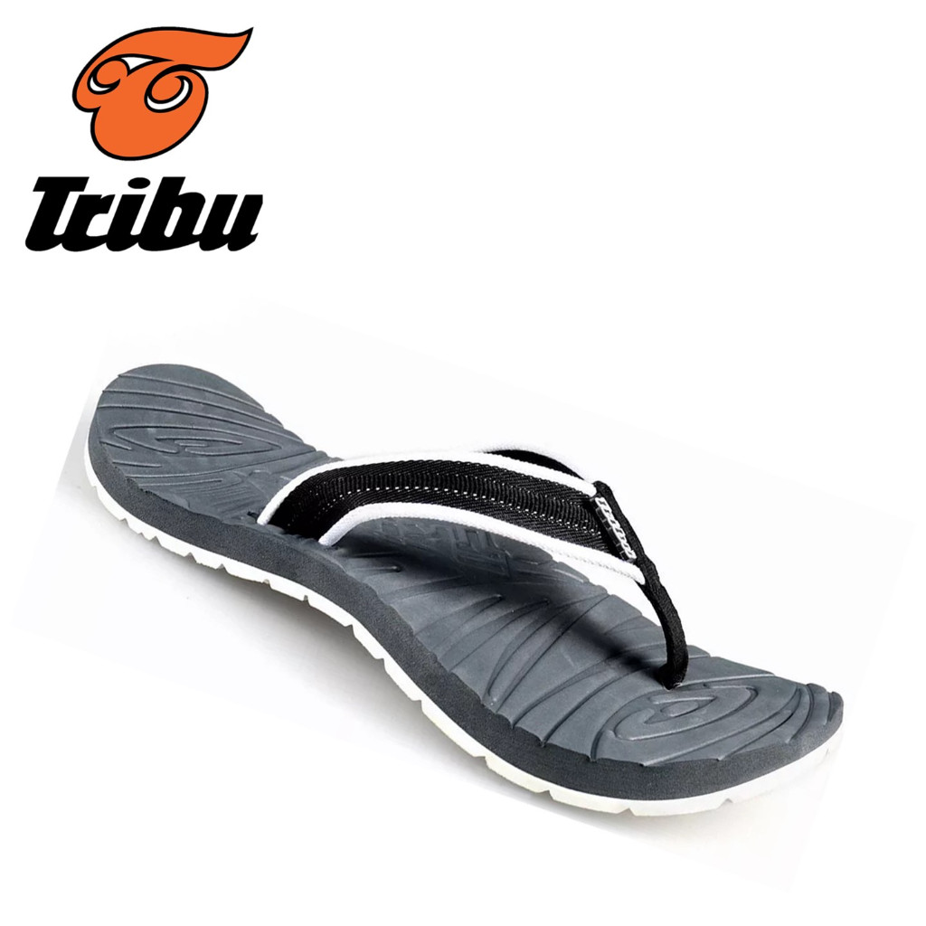 Tribu YKN 410 Gray/White Outdoor Slippers for Men & Women | Shopee ...