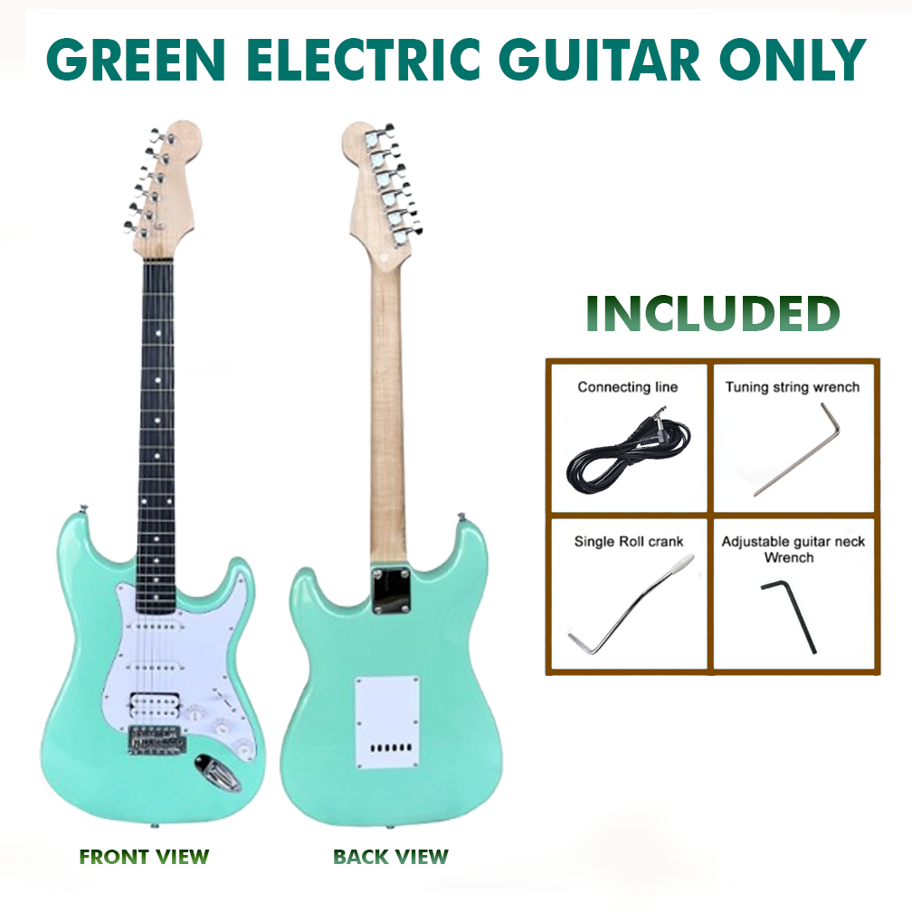 RIXTON 38 Inch Basic Electric Guitar Special Edition Complete Set with ...