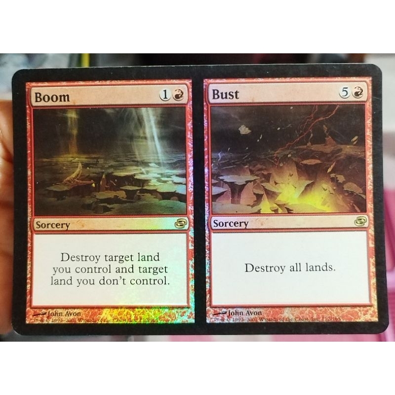 Boom // Bust FOIL (Magic the gathering) | Shopee Philippines