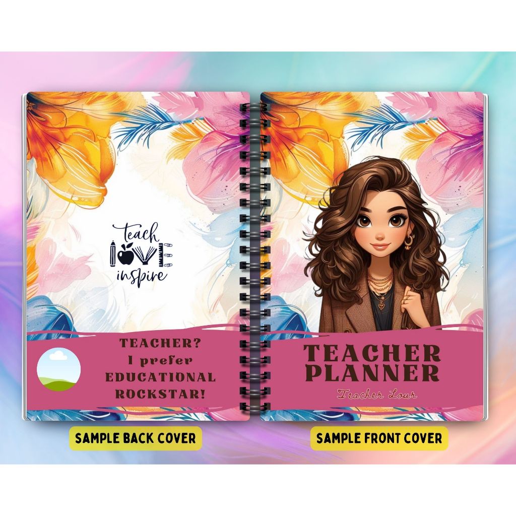 NEW DESIGN! Teacher Planner, Undated Planner, Back to school planner ...
