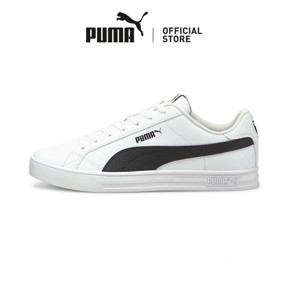 PUMA Unisex Smash Vulcanised V3 Low Shoes (Black) | Shopee Philippines