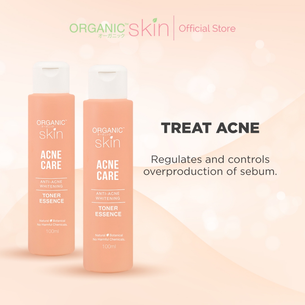 Organic Skin Japan Acne Care AntiAcne Whitening Toner Tea Tree 100ml or ...
