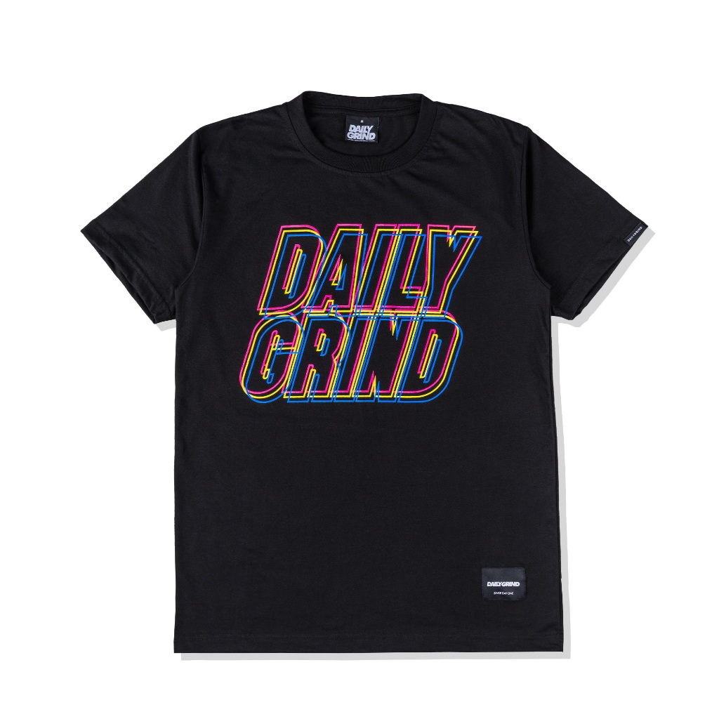 DAILY GRIND CMYK TWO TSHIRT BLACK | Shopee Philippines