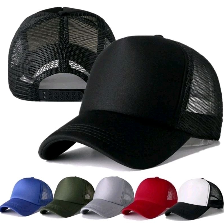 baseball cap net cap/mesh cap plain for sublimation | Shopee Philippines
