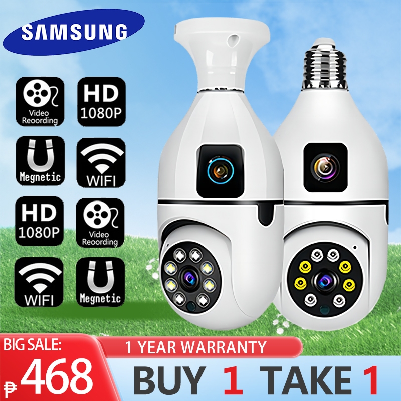 BUY 1 TAKE 1 SAMSUNG CCTV CAMERA Dual Lens Connect Cellphone 34MP ...