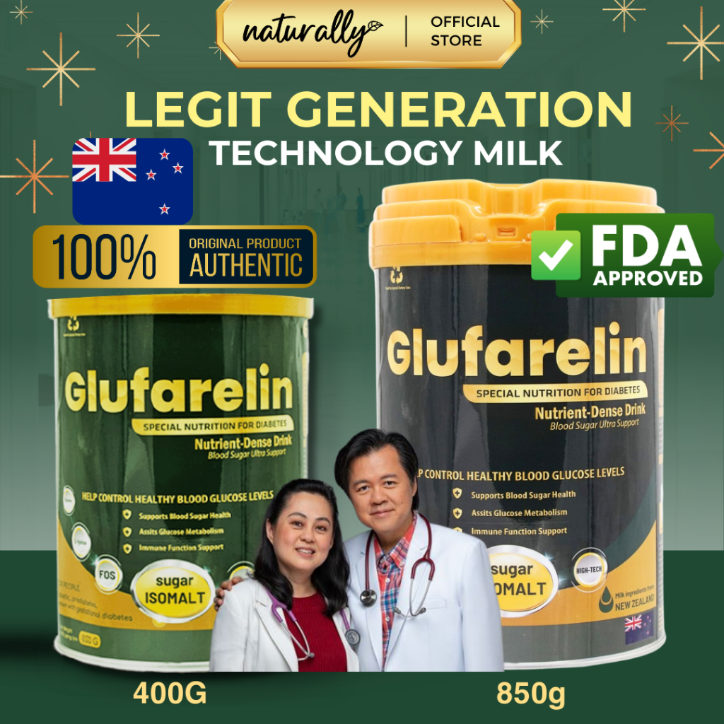New Glufarelin Milk Diabetic 400g 850g Milk powder from New Zealand ...