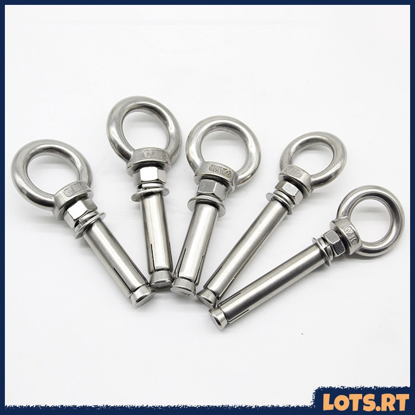 M8x60mm Wall Concrete Brick Expansion Screws With Lifting Ring Nut ...