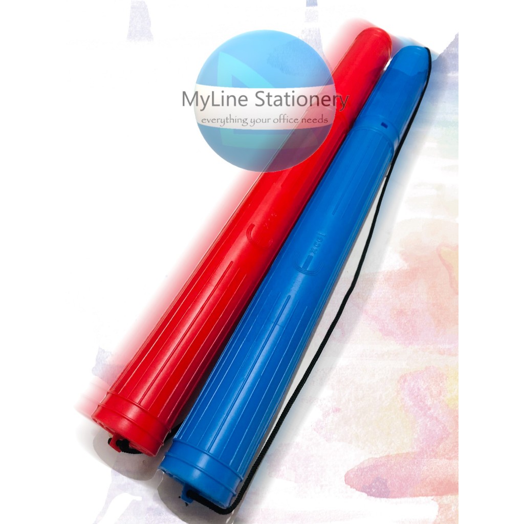 Excel Drawing Plastic Canister Tube / Tracing Tube (59cm) | Shopee ...