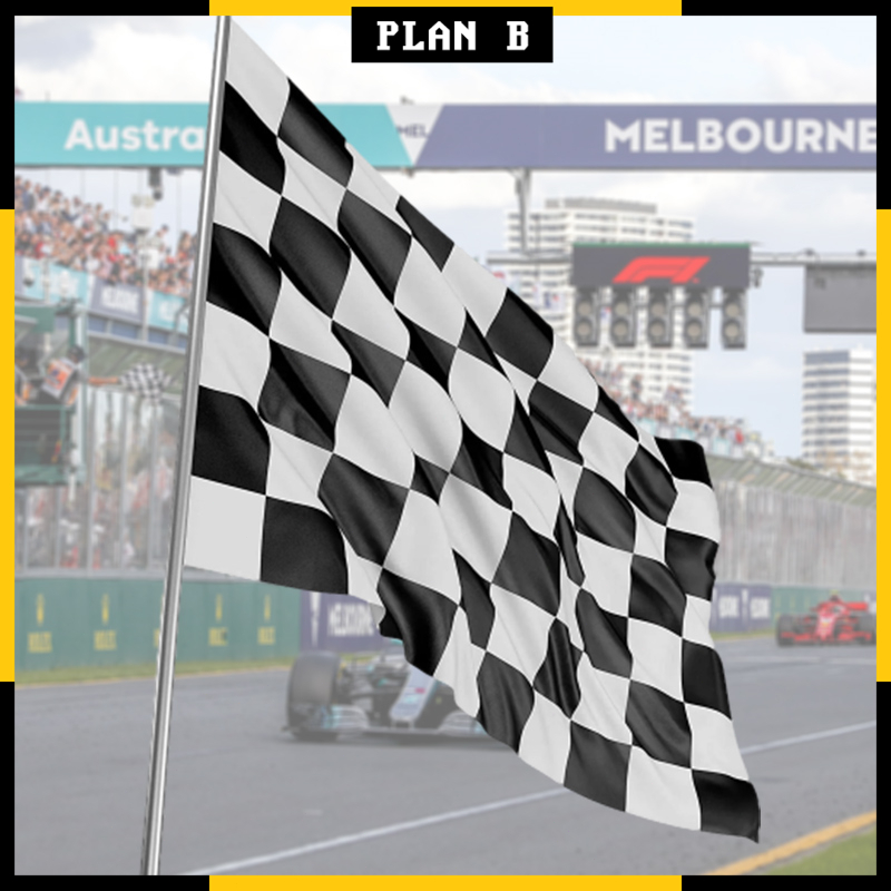 F1 Racing Flag 3ft X 5ft Classic Black White Checkered Flag Motorsport ...