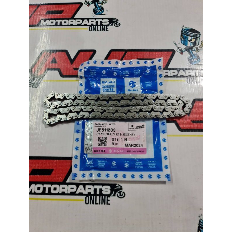 Genuine Cam Timing Chain - ROUSER NS 150 / NS 160 (JE511233) | Shopee ...