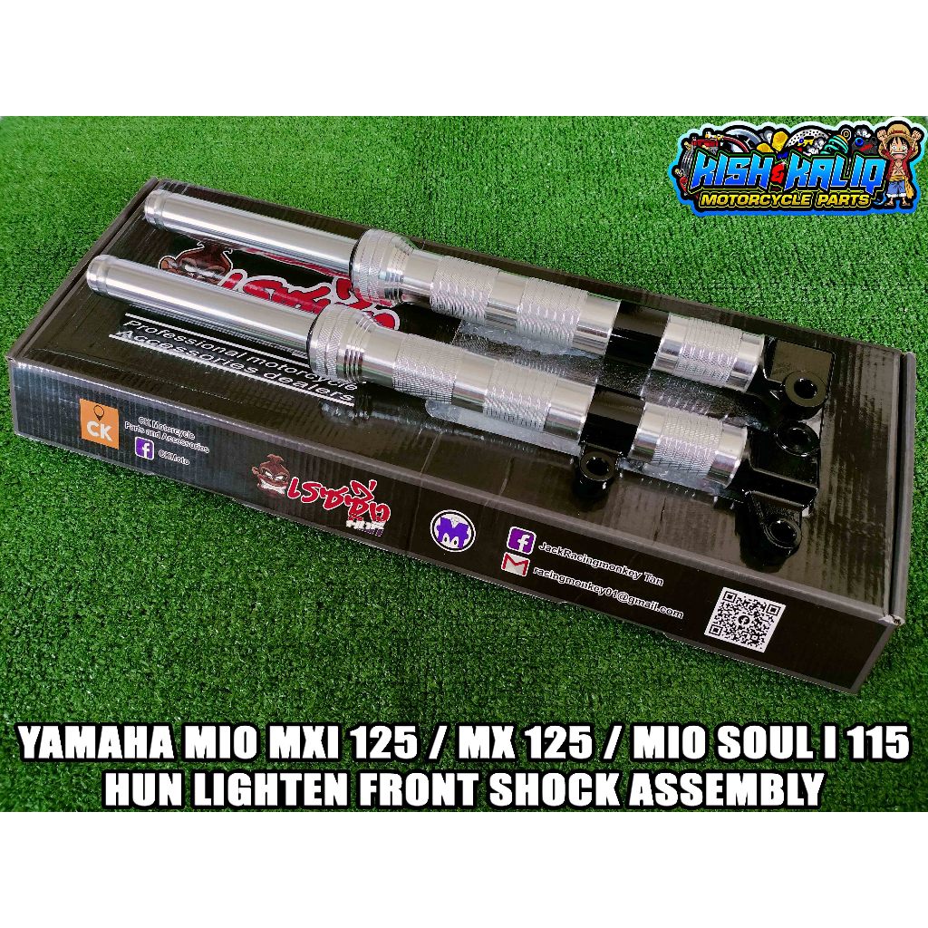 HUN LIGHTEN FRONT SHOCK ASSEMBLY FOR YAMAHA MIO MXI 125 FI / MIO MX 125 ...