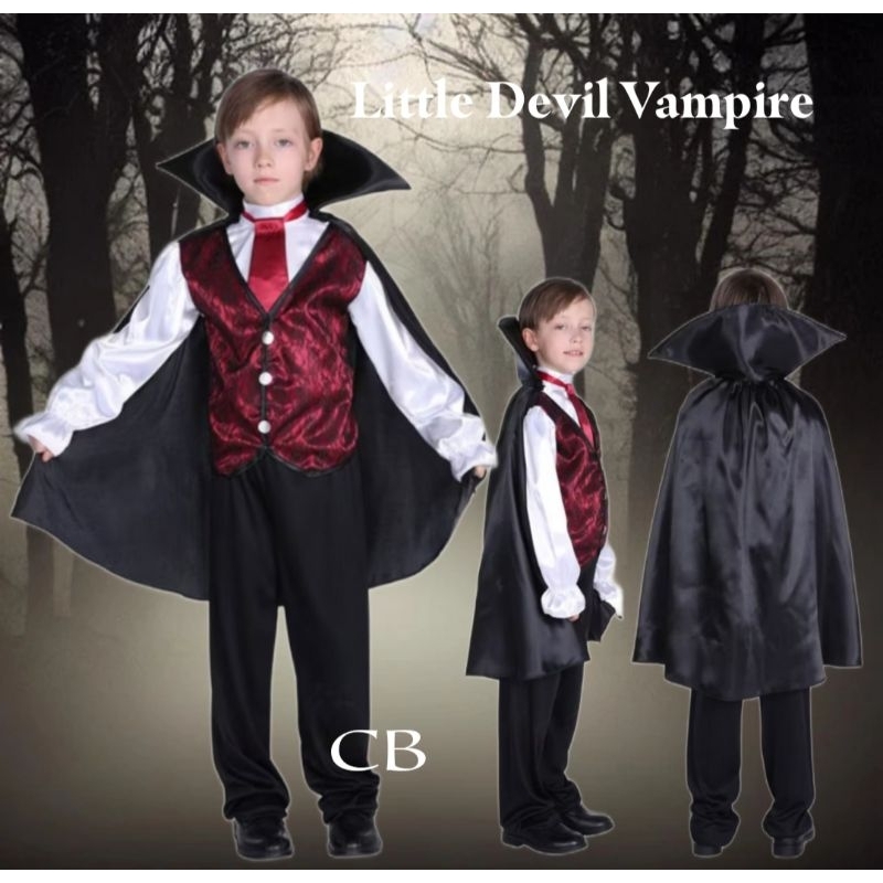 Little Devil Vampire Halloween Costume for kids | Shopee Philippines