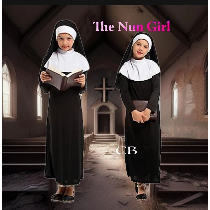 Nun Girl Halloween Costume for kids | Shopee Philippines