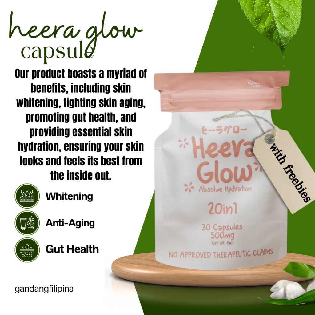 Heera Glow 20in1 Glutathione Absolue Hydration Collagen 30caps ...