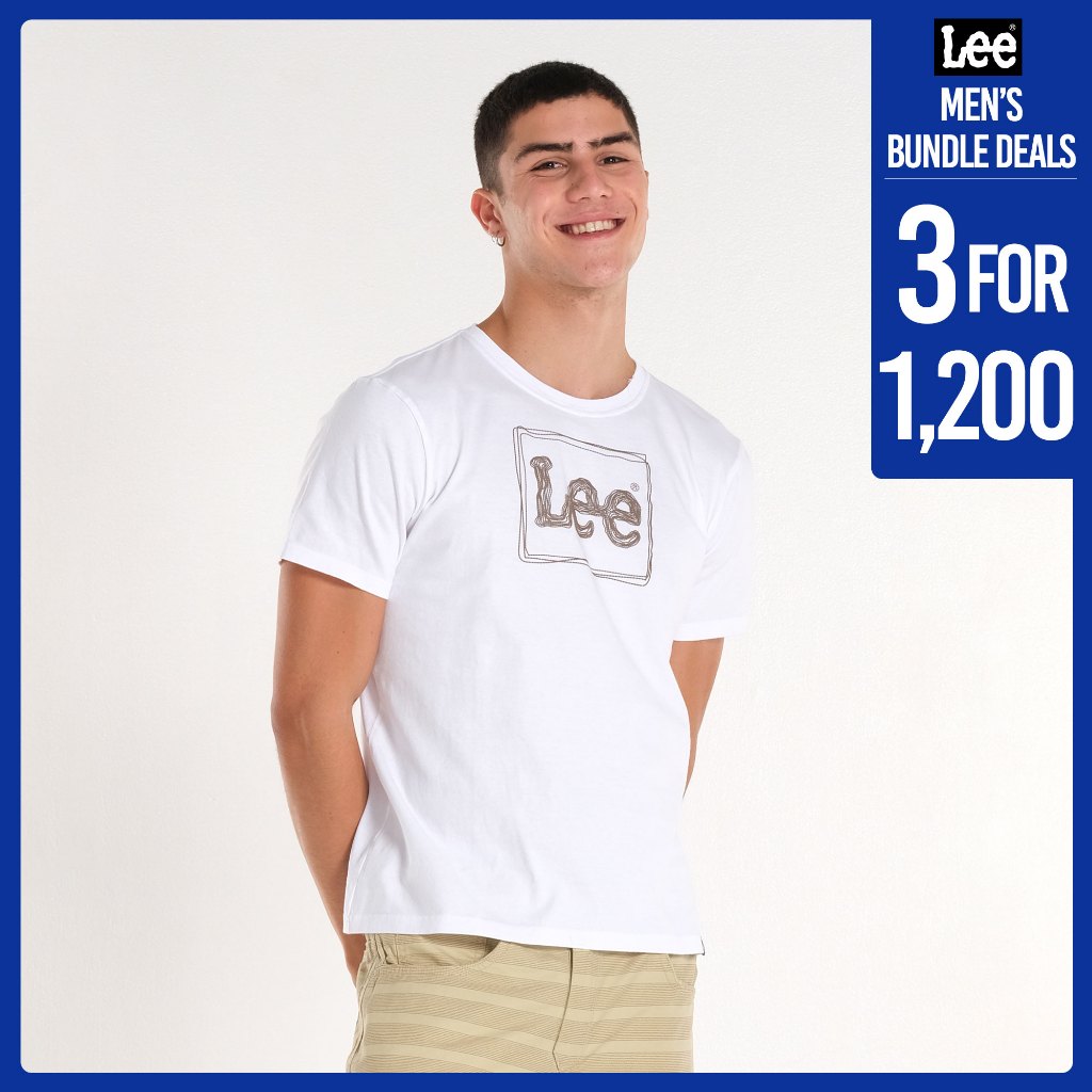 Lee Logo T-Shirt for Men's | Shopee Philippines