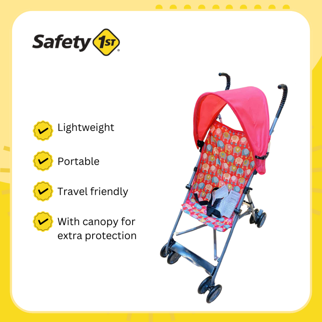 Safety 1st Umbrella Stroller with Canopy - Elephant Train | Shopee ...