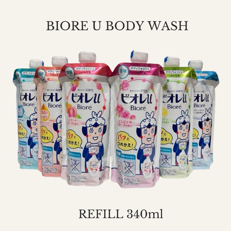 Bioré Japan Body Wash Refill 340 ml | Shopee Philippines