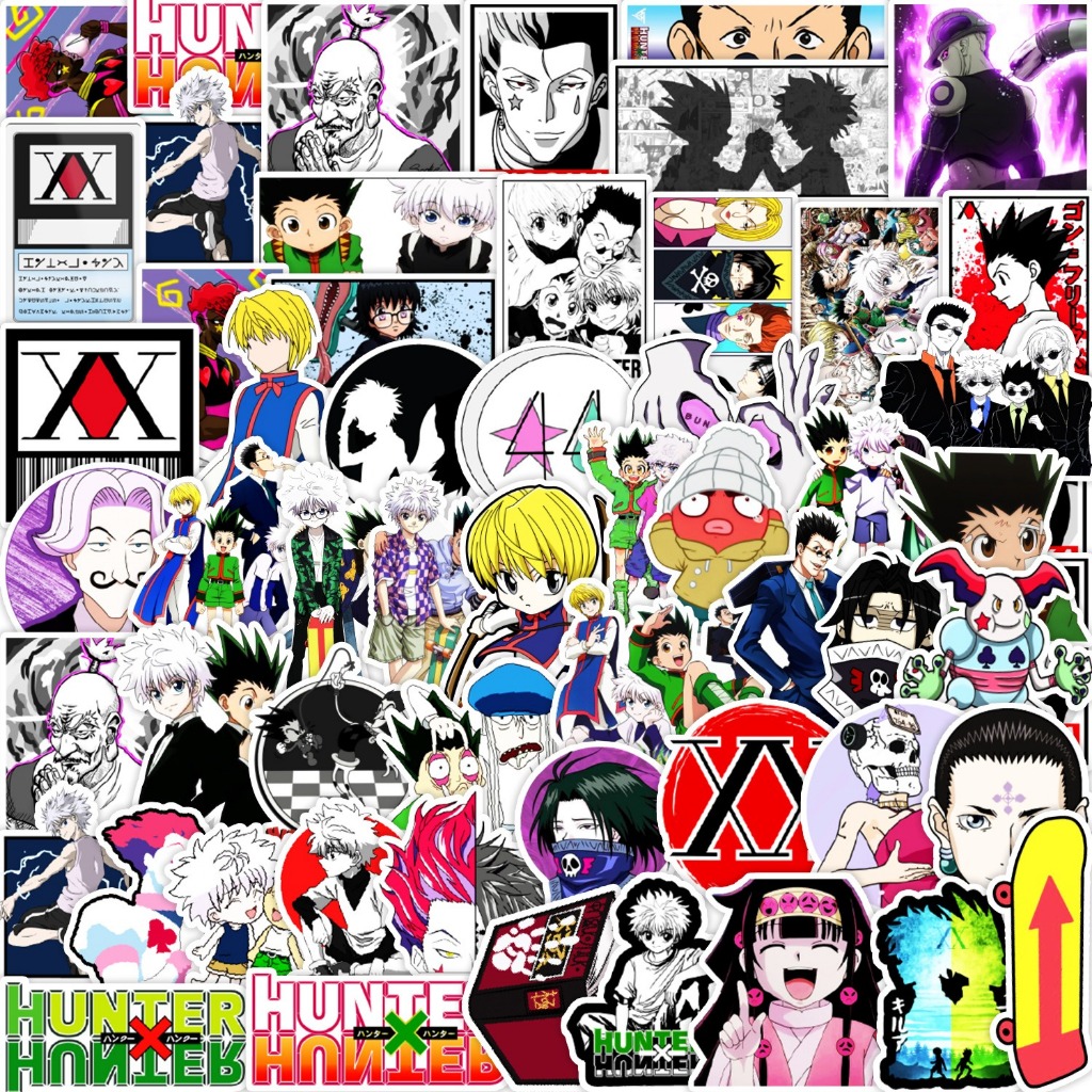 50pieces Stickers,Hunter x Hunter Anime Stickers ,waterproof stickers ...