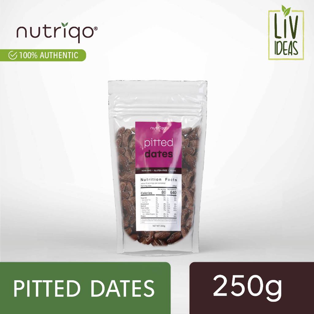 Nutriqo Pitted Dates 250g | Shopee Philippines