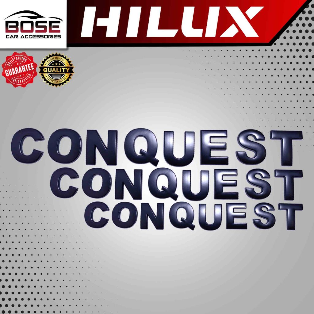 Car Hood Emblem Sticker for Toyota Hilux Conquest Decals | Shopee ...