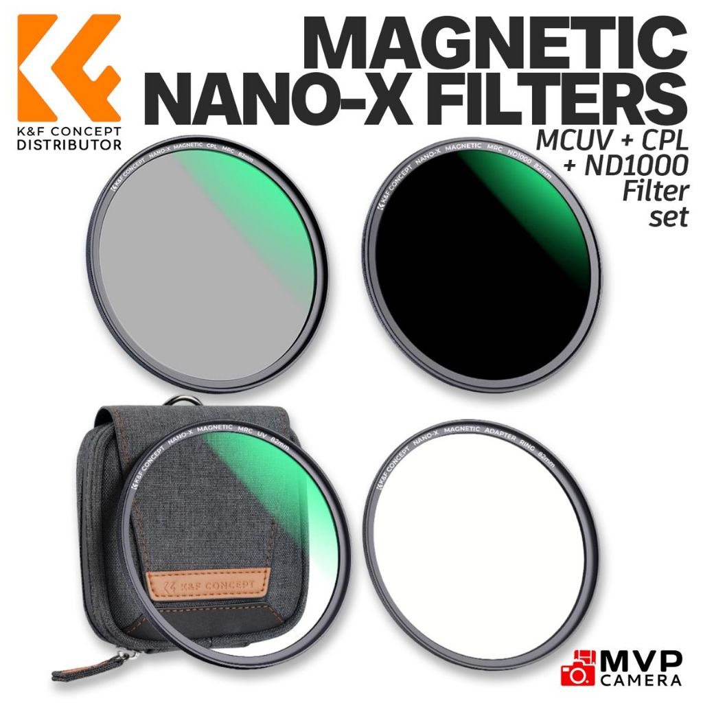 K&F KF CONCEPT NANO-X Magnetic Filter Kit MCUV CPL ND1000 Scratch ...