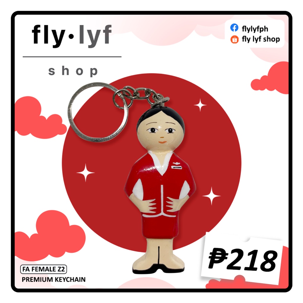 Airasia Cabin Crew Female Keychain | Shopee Philippines