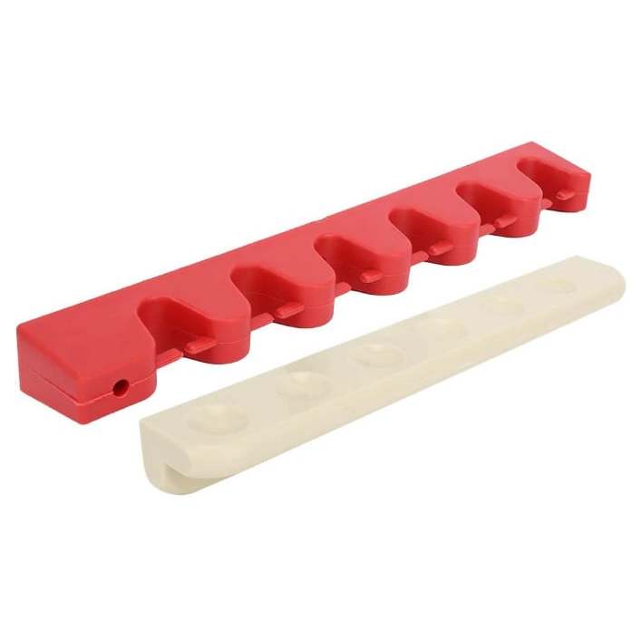 6 Holes Wall Mount Pool Cue Bracket (Rubber billiard cue holder) I ...