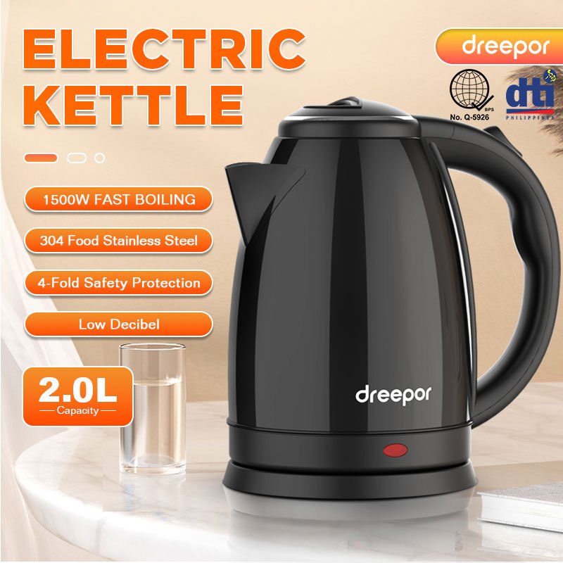 Dreepor 2L/2.2L Capacity Electric Kettle Electric Water Heater Easy and ...