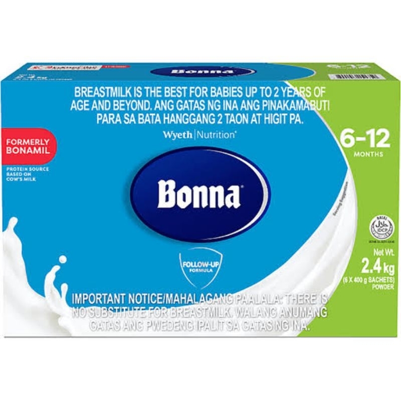 BONNA 6-12 MONTHS 2.4KG | Shopee Philippines