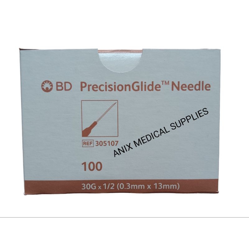 Precision Gilde Needle BD G30 SOLD PER BOX-100's | Shopee Philippines