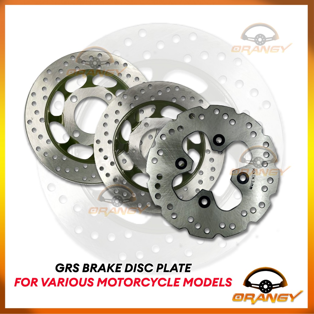 GRS Motorcycle Brake Disc Plate for XRM, Wave125, Wave110, Rusi and ETC ...
