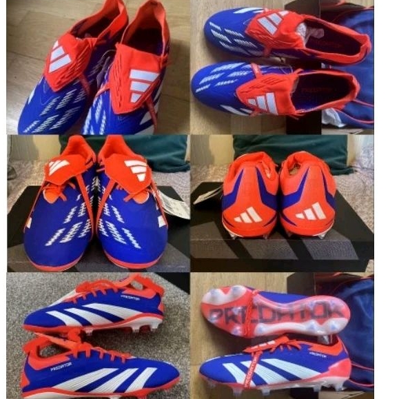 Adidas Predator Elite FG "Red , white & Blue" (Size:39-45) Brand New ...