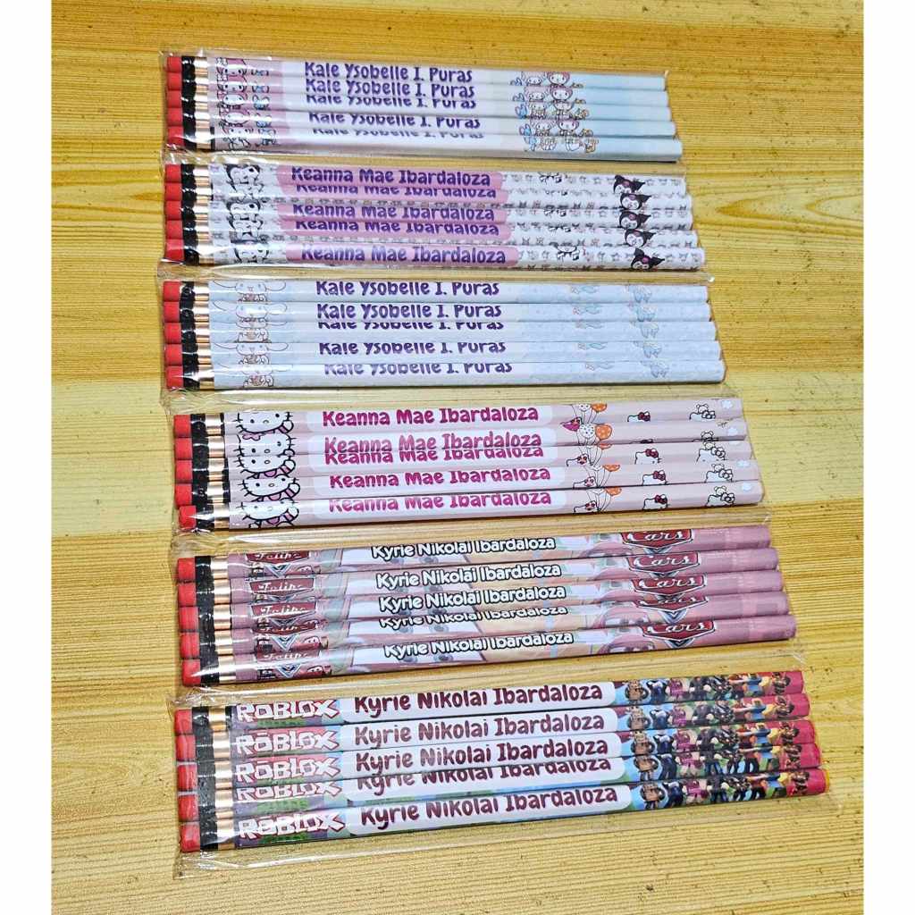 Customized PENCIL & BALLPEN Wrap Sticker | Shopee Philippines