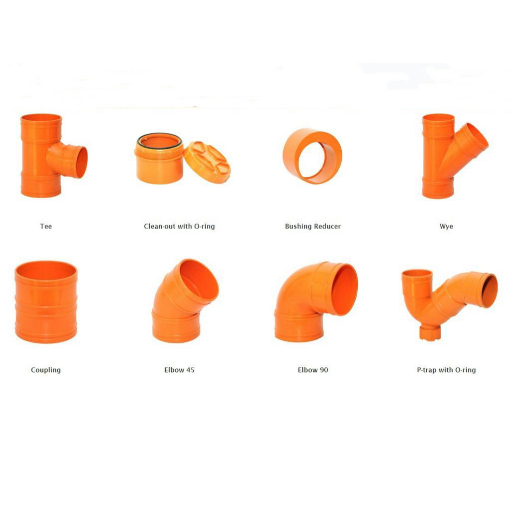 PVC ORANGE PIPE SANITARY PLUMBING FITTINGS 2INCH-4INCH | Shopee Philippines