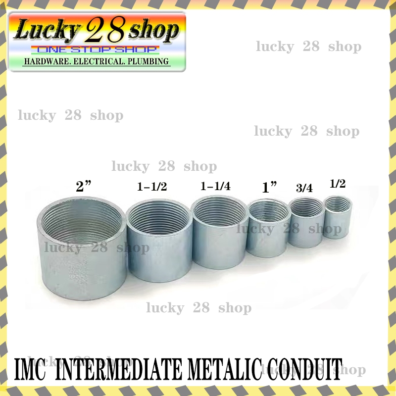 IMC COUPLING INTERMEDIATE METAL CONDUIT (1/2", 3/4", 1", 1 1/4", 1 1/2 ...