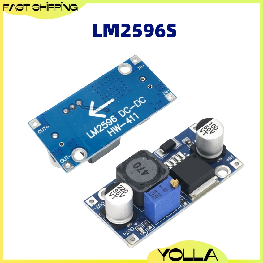 Adjustable LM2596S DC-DC Buck Converter 3A Step Down Power Supply Regulator Converter | Shopee ...