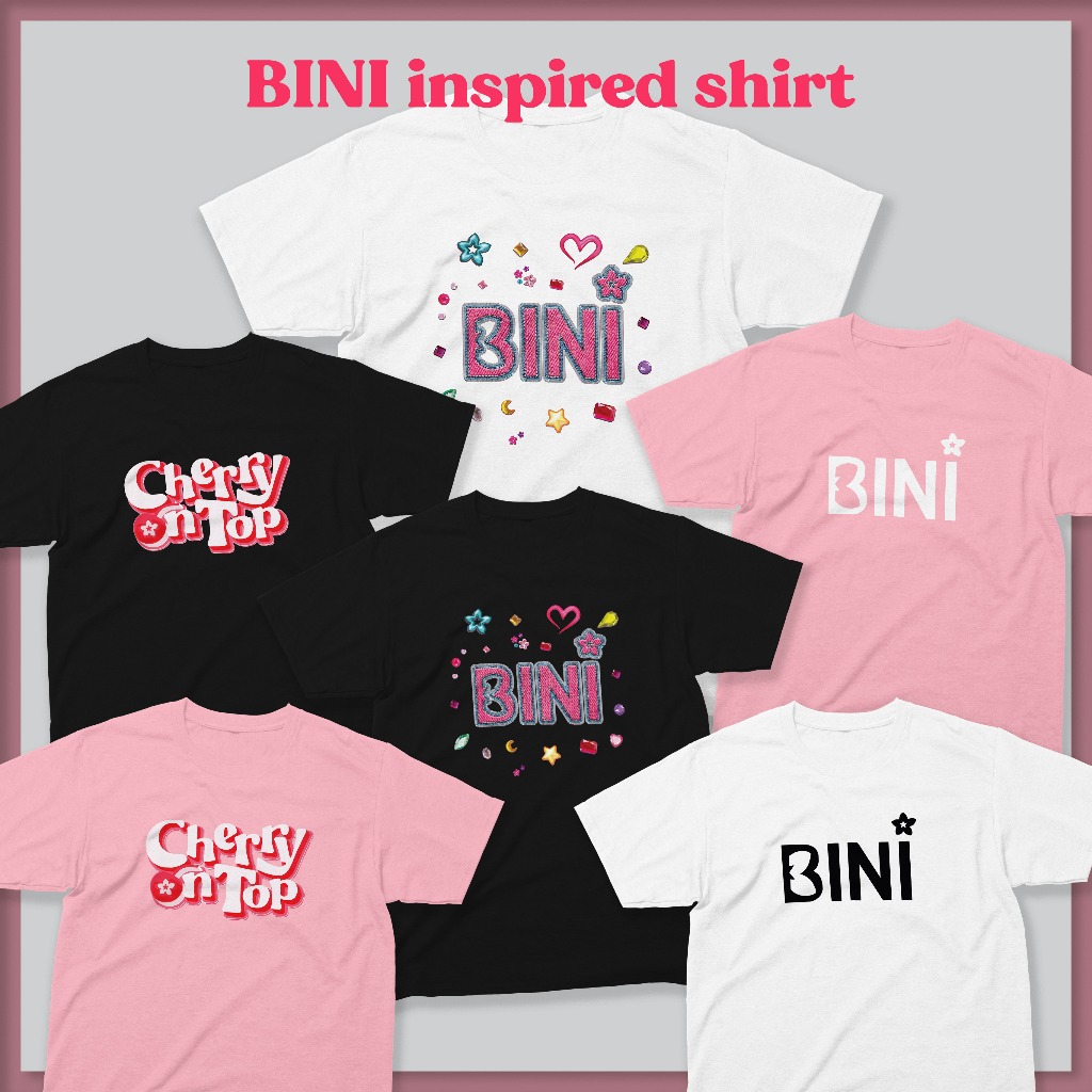 Bini inspired graphic shirt biniverse cherry on top tshirt fan ...