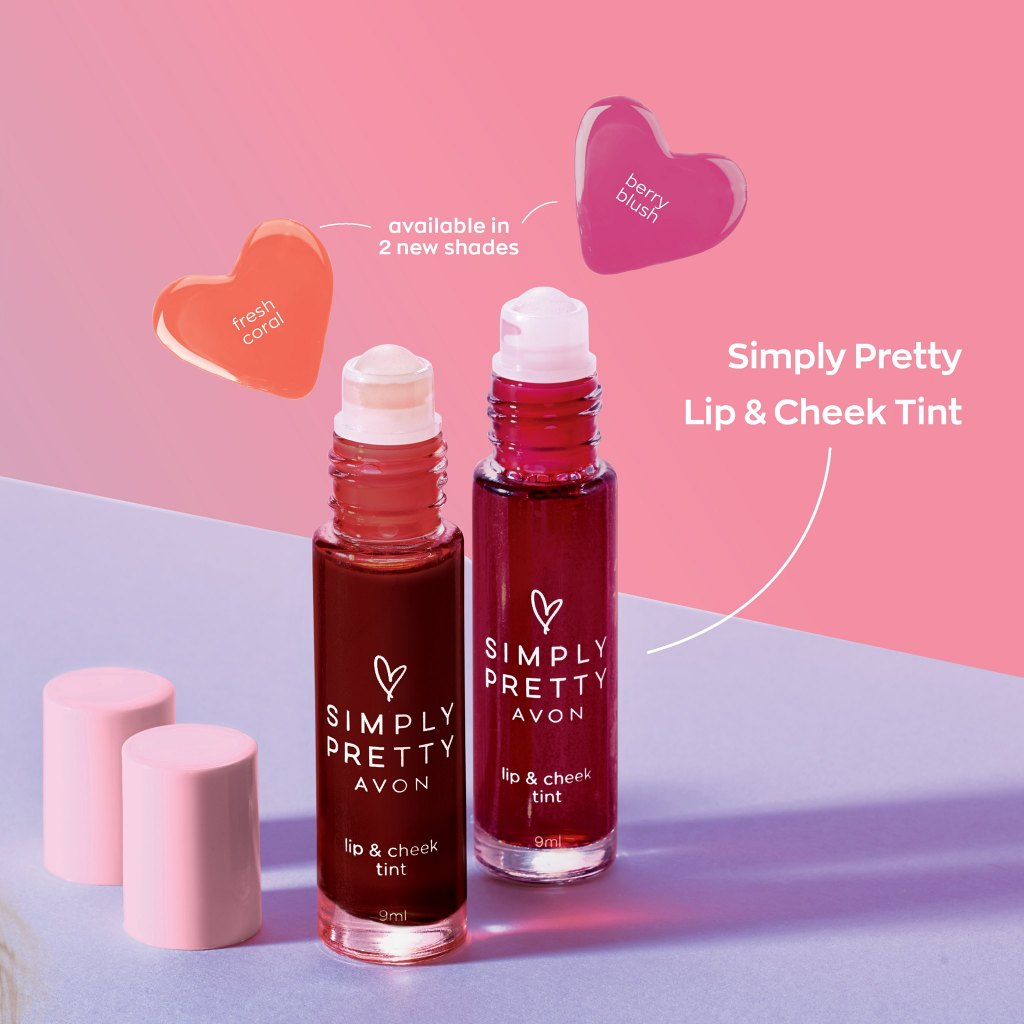 AVON SIMPLY PRETTY LIP AND CHEEK TINT 9ML | Shopee Philippines