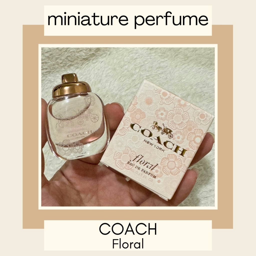 COACH Floral (AUTHENTIC MINIATURE (MINI) PERFUME/TRAVEL SIZE PERFUME ...