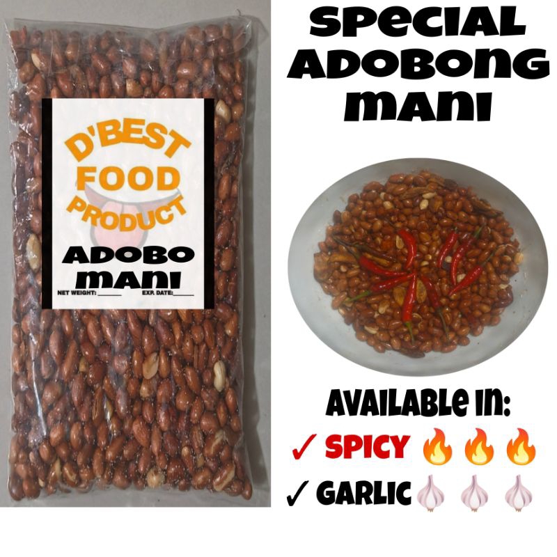 chili hot and spicy Adobong mani ( adobo crispy peanut | Shopee Philippines