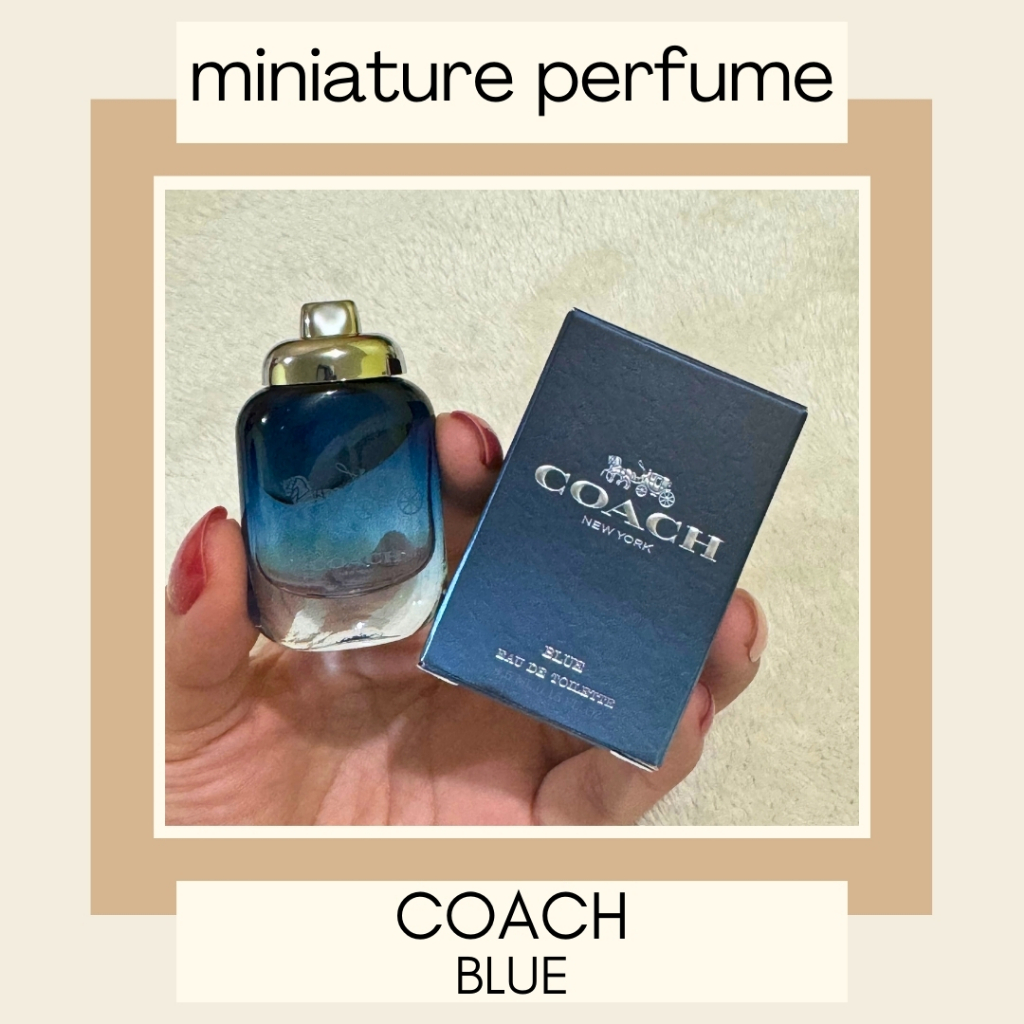 COACH Blue (AUTHENTIC MINIATURE (MINI) PERFUME/TRAVEL SIZE PERFUME ...