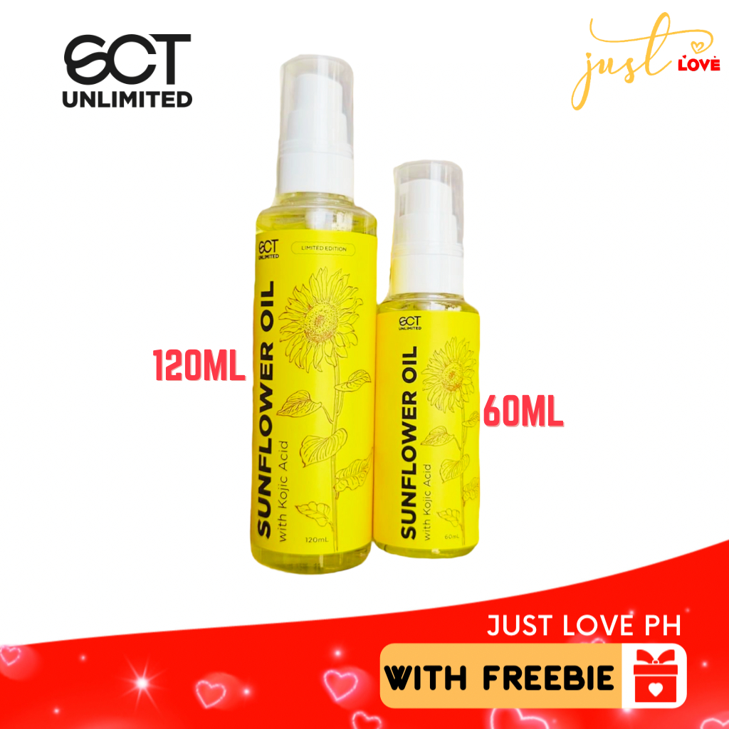 SCT Unlimited Sunflower Oil with Kojic Acid 60ml and 120ml | Shopee ...