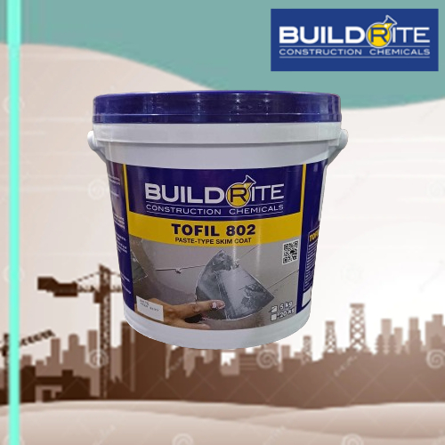 Buildrite Tofil 802 Paste Type Skimcoat (5kg/ gallon) | Shopee Philippines