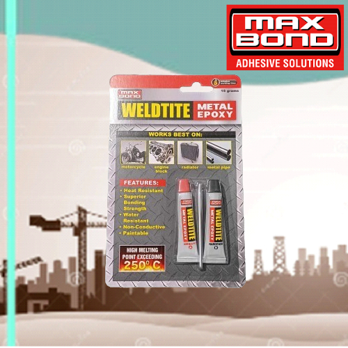 Maxbond Weldtite Steel Epoxy Heat Resistant 15grams | Shopee Philippines