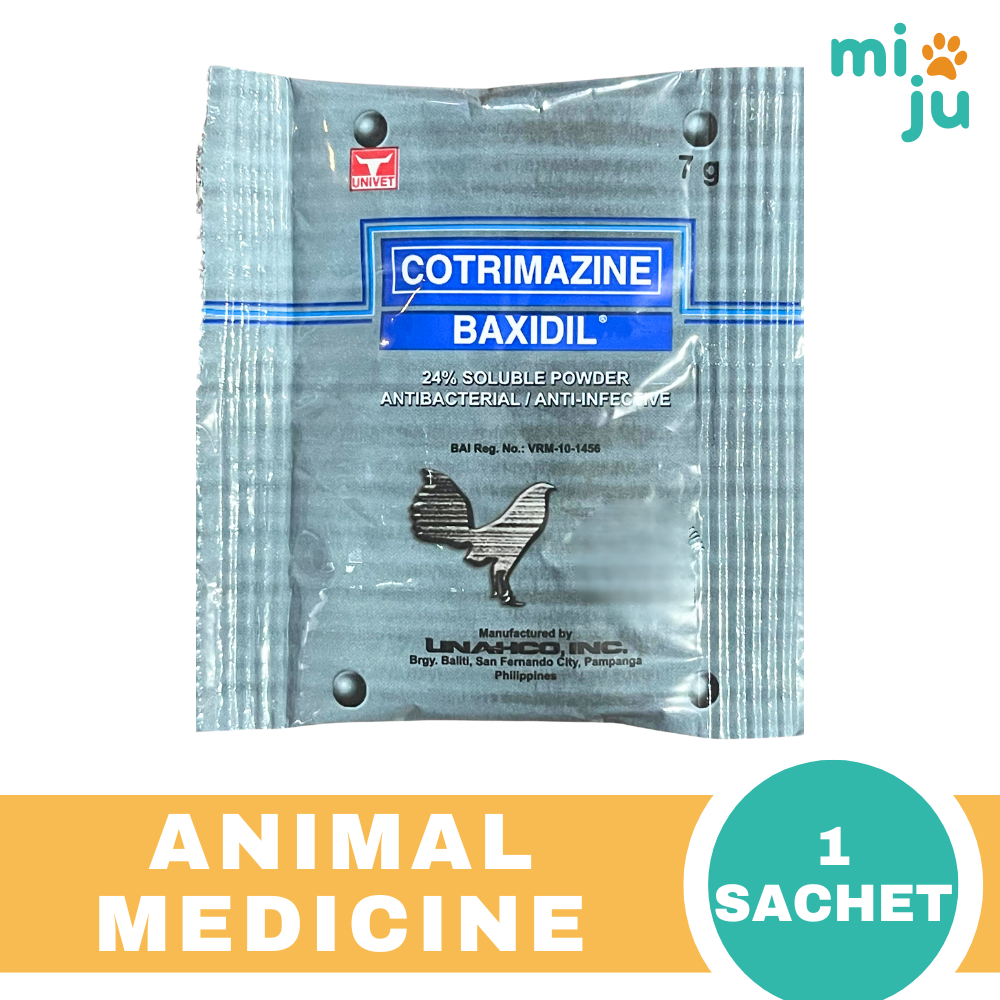 Baxidil Antibacterial Powder (1 Sachet x 7g) - For Animal Use | Shopee ...