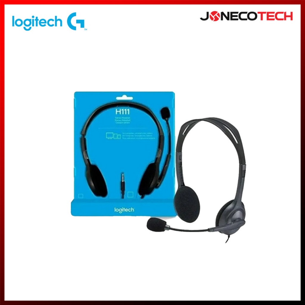 Logitech H111 Stereo Business Headset 3.5mm Multi-Device Headset ...
