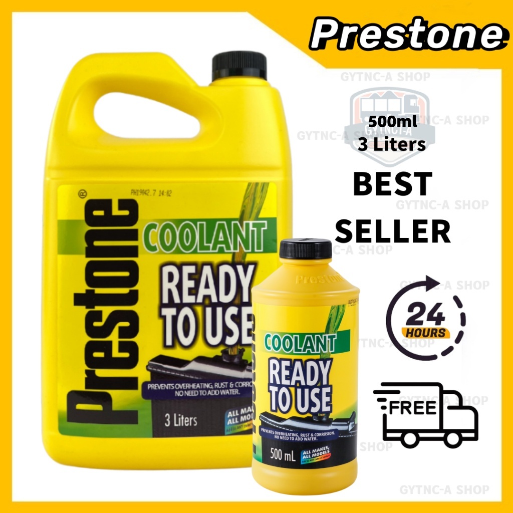 Prestone Coolant Ready to Use Green Color for Car Radiator Honda Click ...