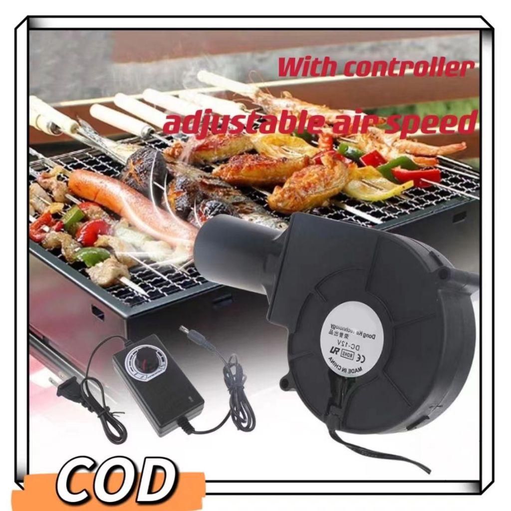 9733 turbo blower warm air outdoor barbecue stove exhaust fan easy to ...